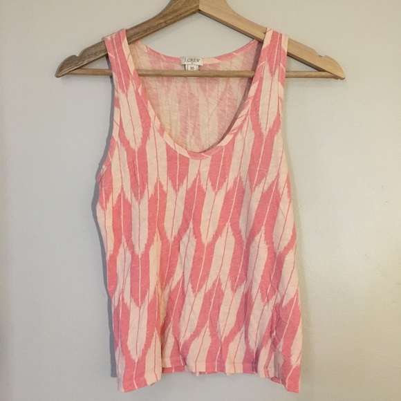 J. Crew | Tops | J Crew Ikat Tank Top | Poshmark